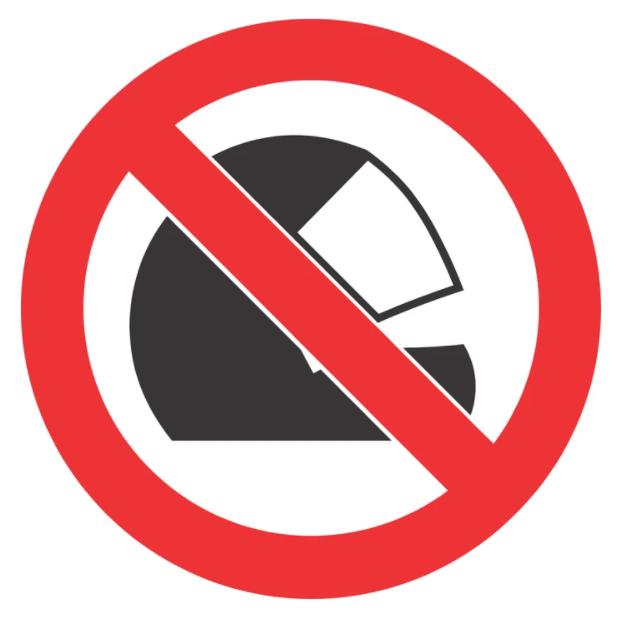 No Wearing Helmets - PV18 - CDK - 290