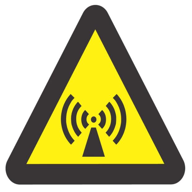 Non-ionising Radiation Warning - WW26 - CDK - 190