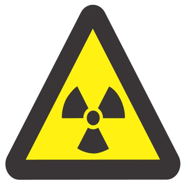 Ionising Radiation Warning - WW6 - CDK - 190