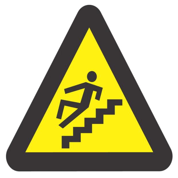 Slippery Steps Warning - WW22 - CDK - 290