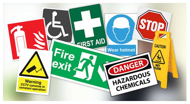 Signage Register - 11 to 50 Safety Signs